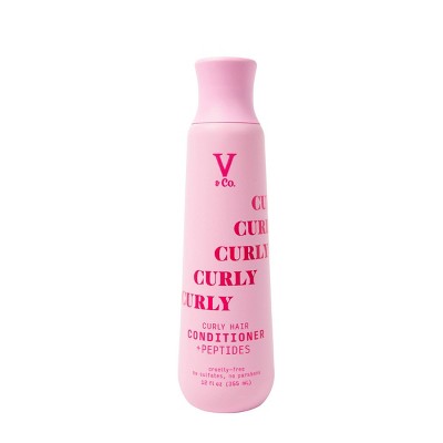 V&co. Beauty Curly Hair + Peptide Conditioner - 12oz : Target