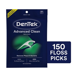 Dentek Advanced Clean Floss Picks - 150ct : Target