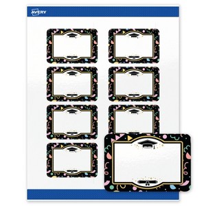 Avery® Glossy 2" x 3" Labels, Gold & Confetti Grad, 80ct : Target