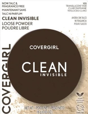 Covergirl Clean Invisible Loose Powder - Translucent Medium - 0.7oz ...