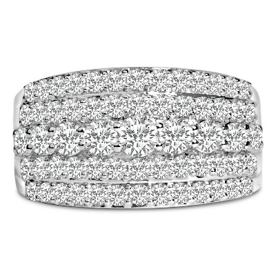 Haus of Brilliance .925 Sterling Silver 2.00 Cttw Lab-Grown Diamond ...