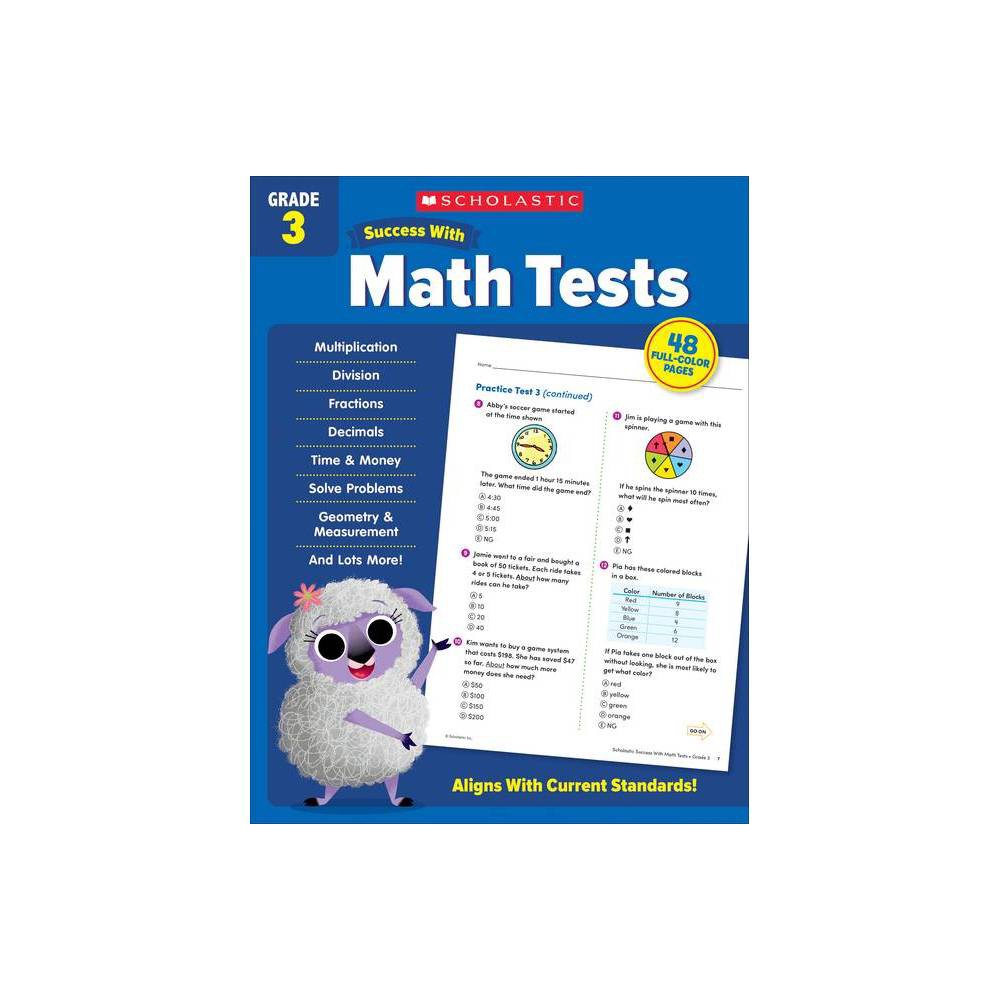 ISBN 9781338798449 - Scholastic Success with Math Tests Grade 3 ...
