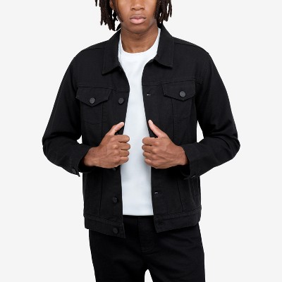 X RAY Men's Denim Jacket in JET BLACK Size Medium : Target