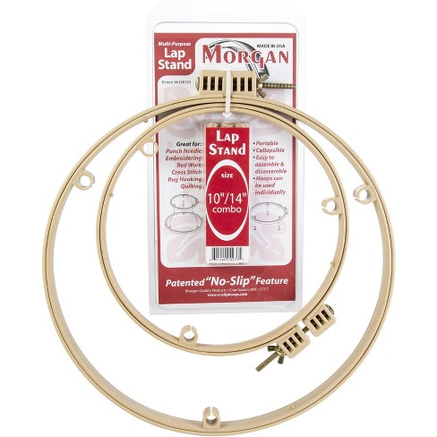 Morgan Lap Stand Combo 10" & 14" Quilting Hoops : Target