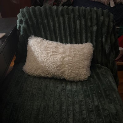 Ribbed Plush Throw Blanket - Room Essentials™ : Target