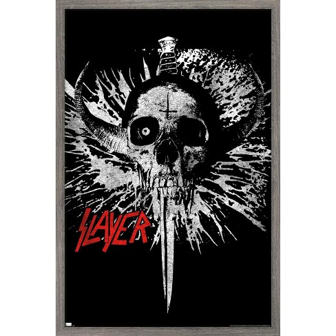Trends International Slayer - Death Dagger Framed Wall Poster Prints ...
