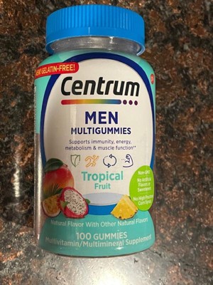 Centrum Men's Multivitamin Gummies - Tropical Fruit - 100ct : Target