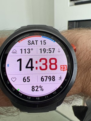 Garmin Approach S70 Black Ceramic Bezel With Black Silicone Band : Target