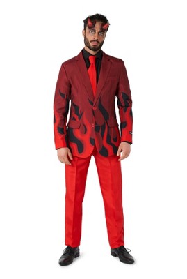 Suitmeister Men's Halloween Costume - Devil Costume Suit - Black And ...