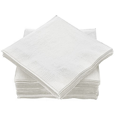 Sparksettings White Beverage Napkins, 5” X 5” 2 Ply Paper Napkins, Pack ...