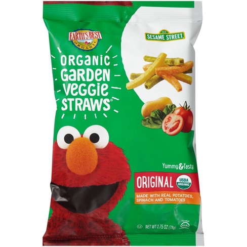 Earth's Best Sesame Street Veggie Straws - 2.75oz : Target