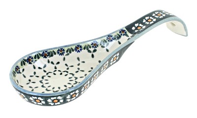 Blue Rose Polish Pottery Royal Vine Small Spoon Rest : Target