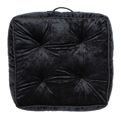 Primrose Floor Pillow - Black - 18" X 18" X 5" - Safavieh : Target