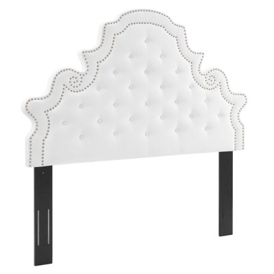 Sovereign Queen Diamond Tufted Performance Velvet Headboard - Modway ...