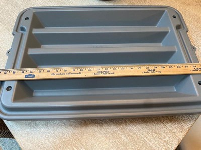 Rubbermaid Black Action Packer Lockable Latch Indoor And Outdoor ...