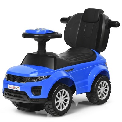 Costway 3 In 1 Ride On Push Car Toddler Stroller Sliding Car W/music ...