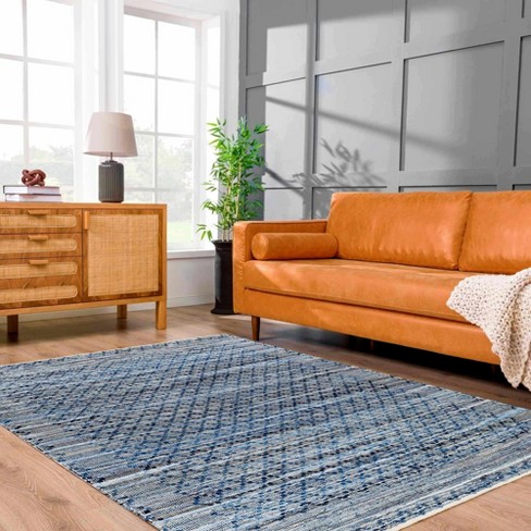 Hauteloom Goro Recycled Blue Jean Rug : Target