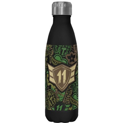 Stranger Things Camo Logo Stainless Steel Water Bottle : Target