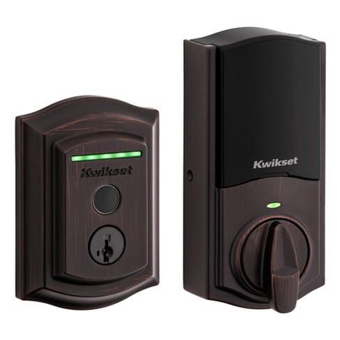 Kwikset Halo Touch Traditional Fingerprint Smart Door Lock In Venetian ...
