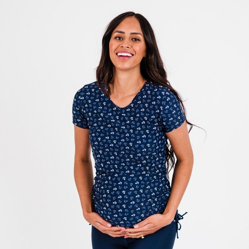Calypsa Women's Short Sleeve Upf 50+ Nina Nursing And Maternity Swim ...