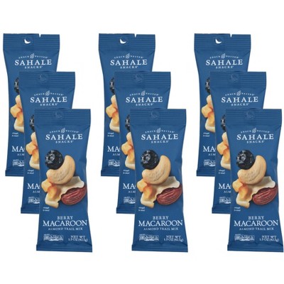 Sahale Snacks Berry Macaroon Almond Trail Mix - Case Of 9/1.5 Oz : Target