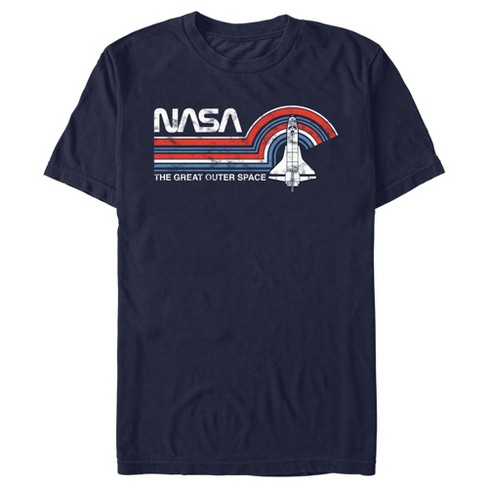 Men's Nasa The Great Outer Space T-shirt - Navy Blue - Large : Target
