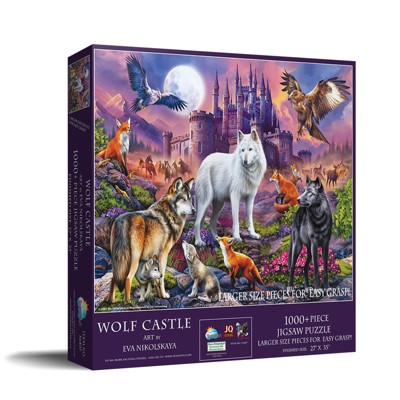 Sunsout Wolf Castle 1000 Pc Large Pieces Jigsaw Puzzle 56407 : Target