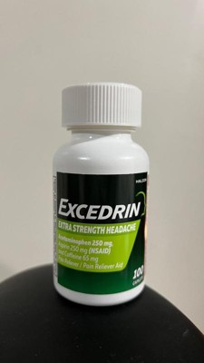 Excedrin Extra Strength Pain Reliever Caplets - Acetaminophen/aspirin ...