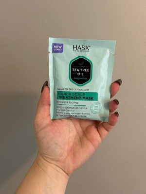 Hask Scalp Treatment Hair Mask Infused With Tea Tree & Rosemary Oil - 1 ...