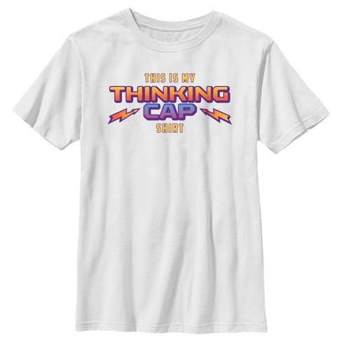 Boy's Stranger Things Dustin's Thinking Cap Costume T-shirt - White ...