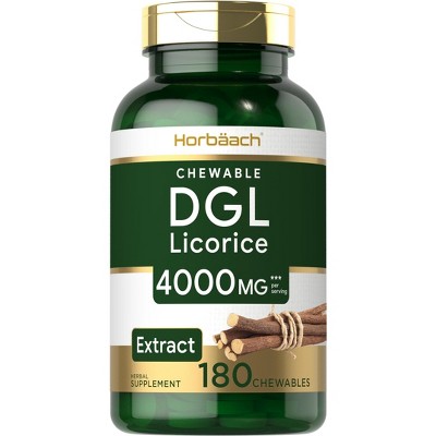 Horbaach Dgl Licorice Chewable Tablets 4000mg | 180 Count : Target