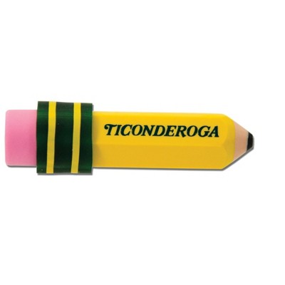 Ticonderoga Pencil-Shaped Erasers, Yellow, Pack of 36 : Target