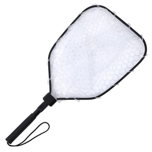 Whizmax Fly Fishing Landing Net Soft Rubber Mesh Trout Net Catch And ...