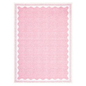 COZONY Washable Low Pile Throw Rug, Non Slip Backing Lightweight ...