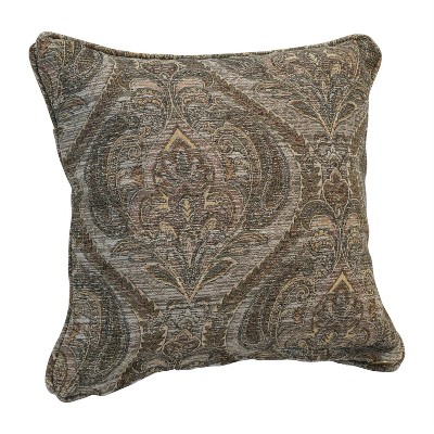 Blazing Needles Indoor Throw Pillows Grey Solid : Target