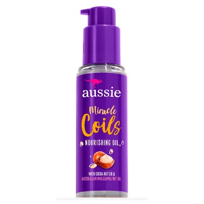 Aussie Miracle Curls Curl-defining Oil Hair Treatment With Jojoba Oil ...