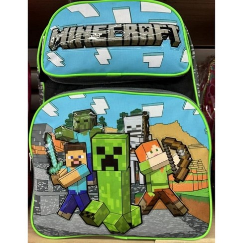 Official Minecraft Backpack 16 Inch Large School Bag 2024 New Design ...