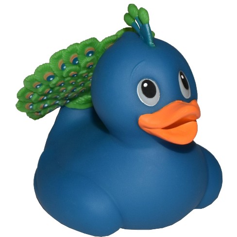 Wild Republic Rubber Duck Peacock Figurines : Target