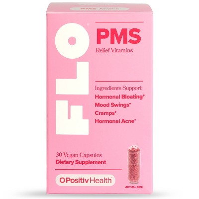 O Positiv Flo Pms Vitamin Capsules For Women With Pms & Menstrual ...