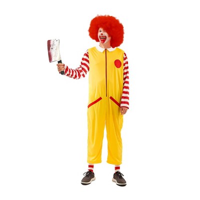 Fast Food Clown Costume Adult : Target