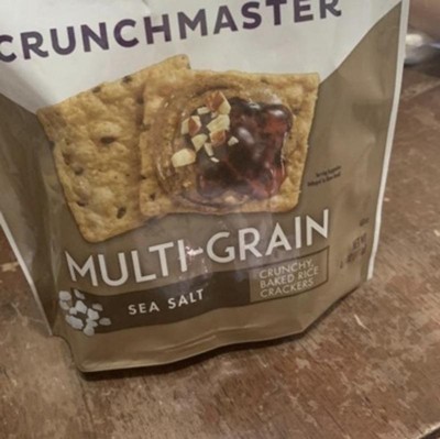 Crunchmaster Multi-grain Sea Salt Crackers 4oz : Target