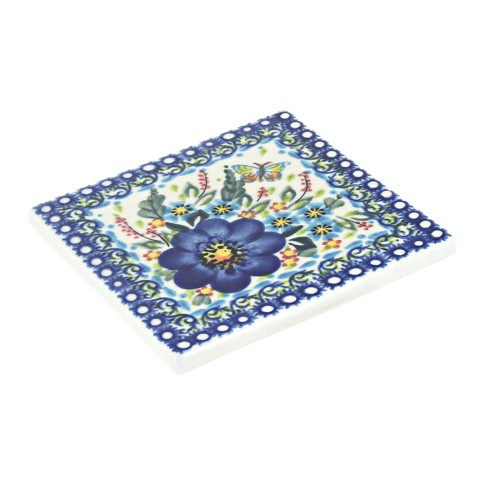 Blue Rose Polish Pottery Garden Of Blue Tile : Target