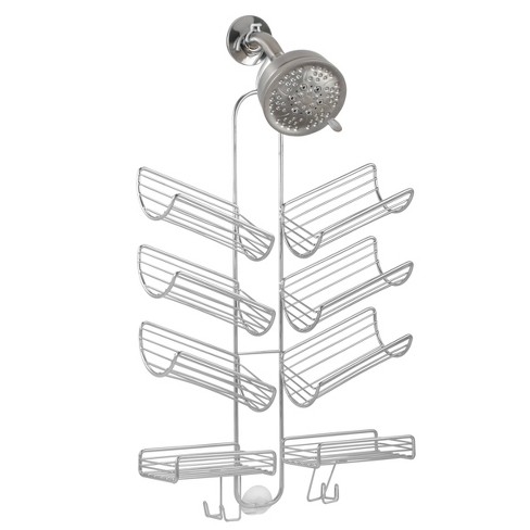 Idesign Verona Handheld Steel Hanging Shower Caddy Silver: Metal ...
