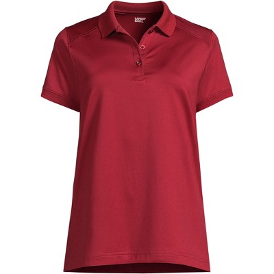 Lands' End School Uniform Women's Short Sleeve Rapid Dry Polo Shirt ...