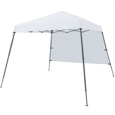 Yaheetech 10x10ft Pop-up Canopy With Sun Shade Wall Backpack Bag For ...