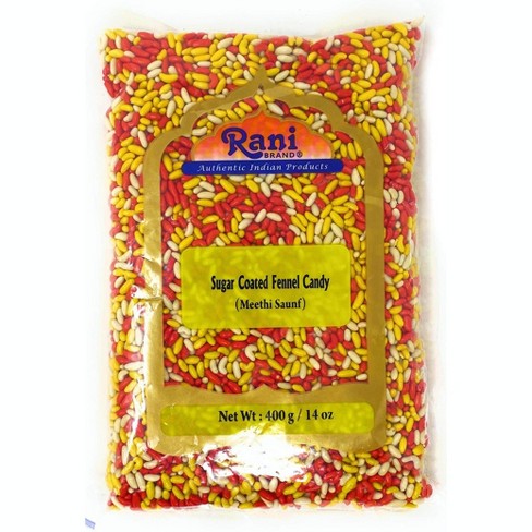 Sugar Coated Fennel Candy - 14oz (400g) - Rani Brand Authentic Indian ...