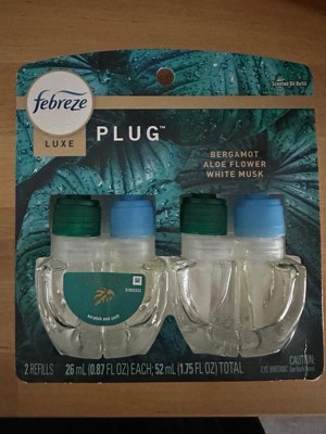 Febreze Luxe Plug Dual Refill Air Freshener - Rainforest - 1.75 Fl Oz ...