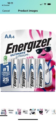 Energizer Ultimate Lithium Aa Batteries - Lithium Battery : Target