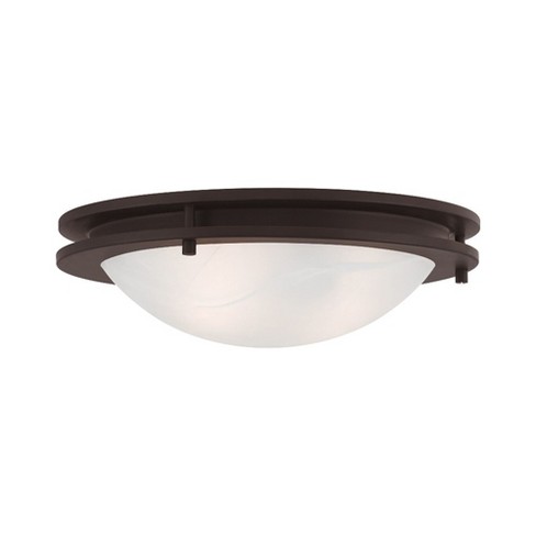 Livex Lighting Ariel 2 - Light Flush Mount In Bronze : Target