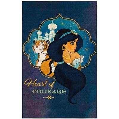 Disney Aladdin Rugs Dsn533 Power Loomed Accent Rug - Blue/light Blue ...
